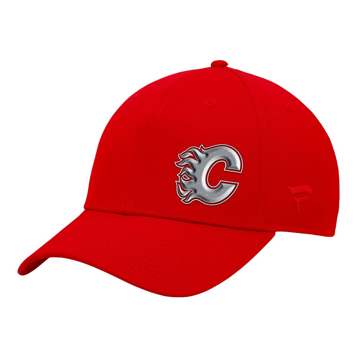 Calgary Flames Fanatics Authentic Pro Road Struct Adjustable Cap ...