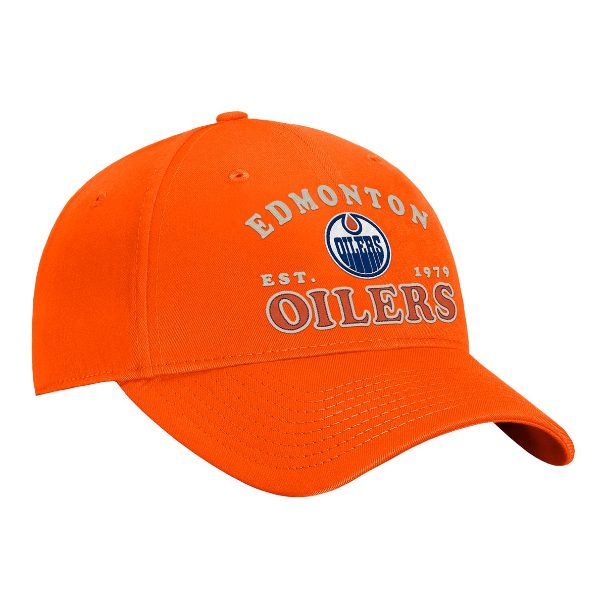 Edmonton Oilers Fanatics Heritage Unstructured Adjustable Buckle Cap ...