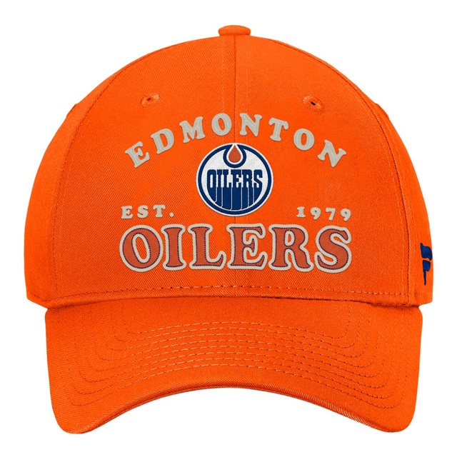 Edmonton Oilers Fanatics Heritage Unstructured Adjustable Buckle Cap ...