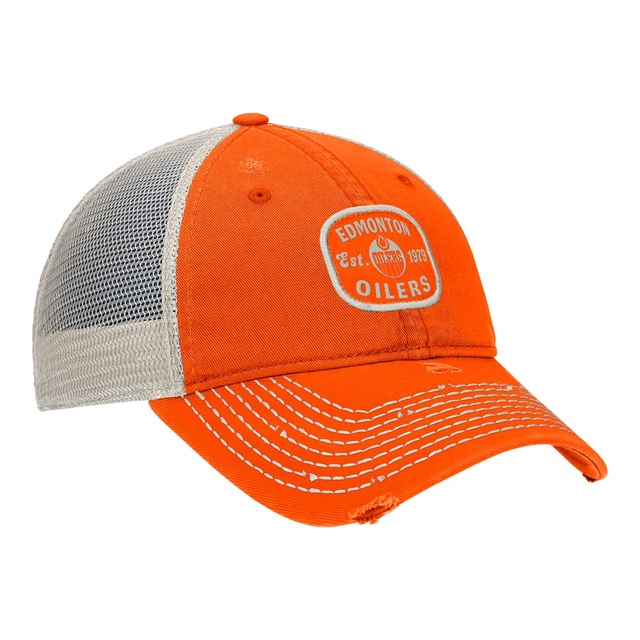 Edmonton Oilers Fanatics Heritage Unstructured Trucker Cap | SportChek