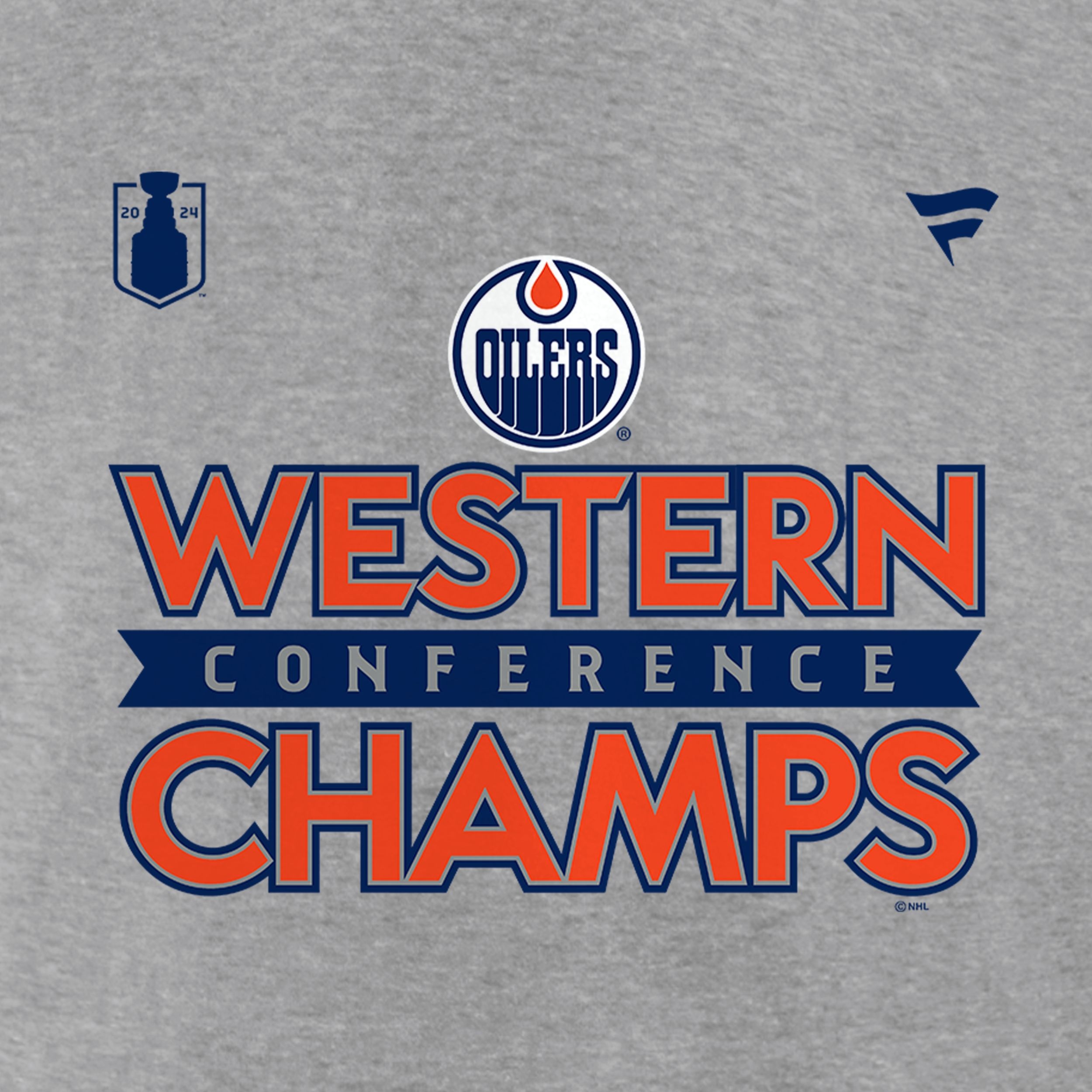 Edmonton Oilers Fanatics Western Conference Champions Locker Room T ...