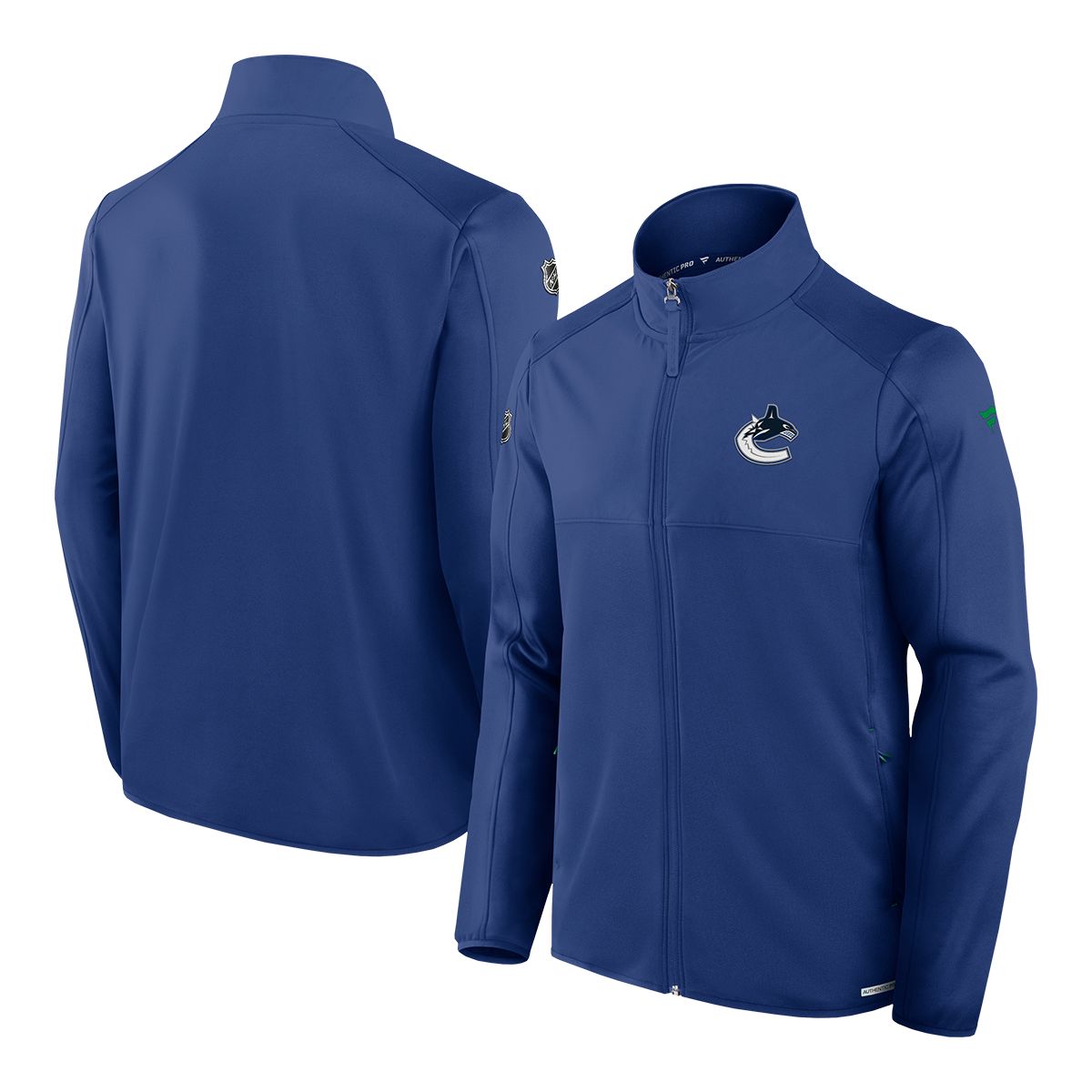 Fanatics Vancouver Canucks Authentic Pro Rink Full Zip Fleece Jacket ...