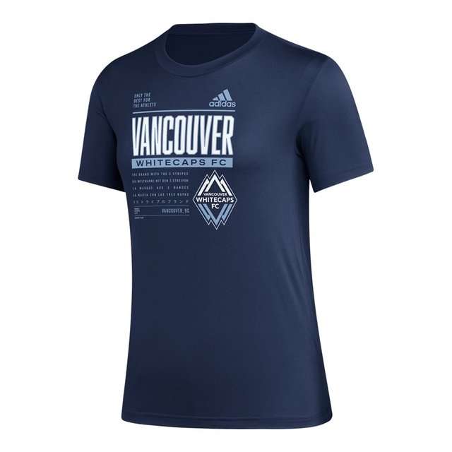 Vancouver Whitecaps FC adidas Women's Only The Best Club T Shirt ...
