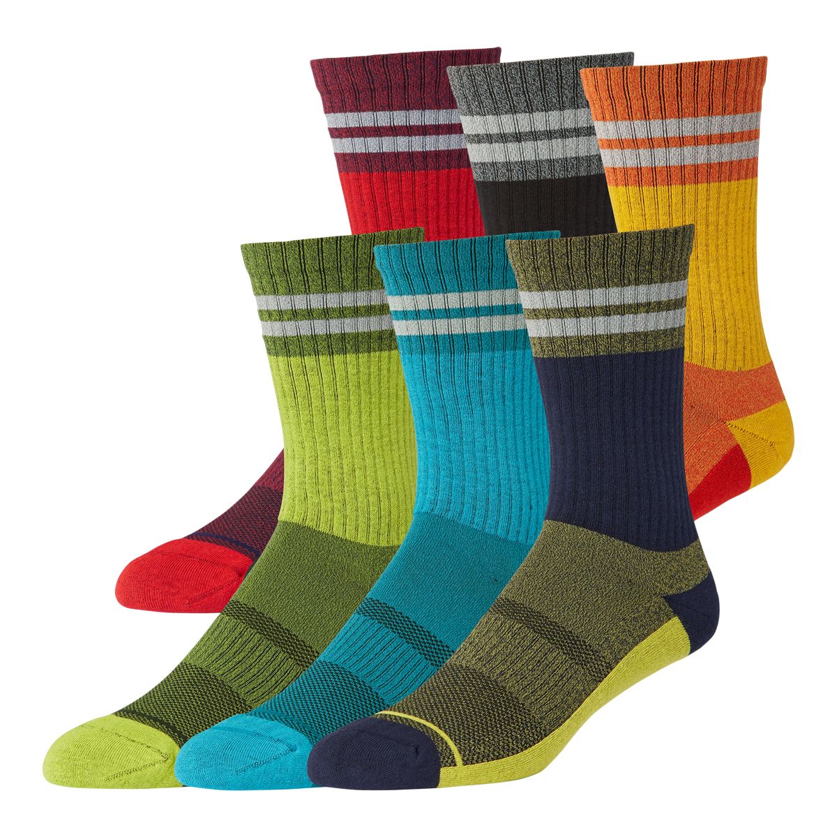 FWD Men's Performance Crew Socks – 6 pk | SportChek
