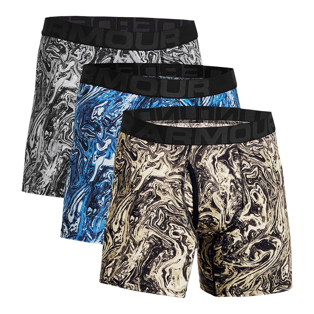 Under Armour Men's Charged Cotton® 6 Inch Boxerjock - 3 Pack | SportChek