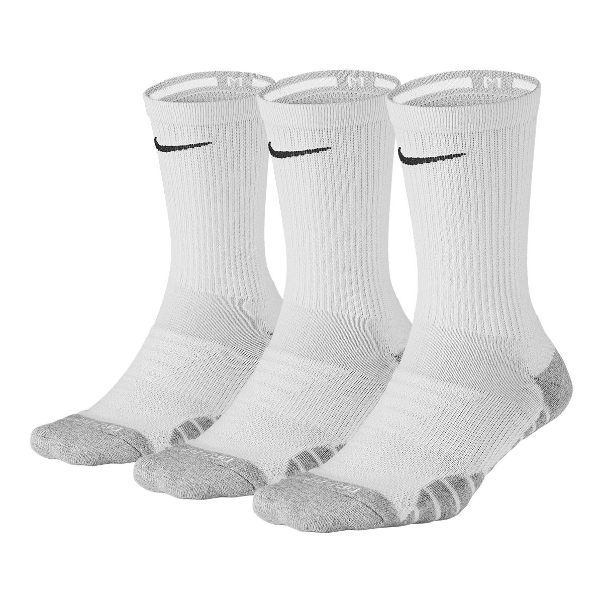 Nike Women's Everyday Max Cushioned Athletic Crew Socks, Dri-Fit, 3-Pack | SportChek