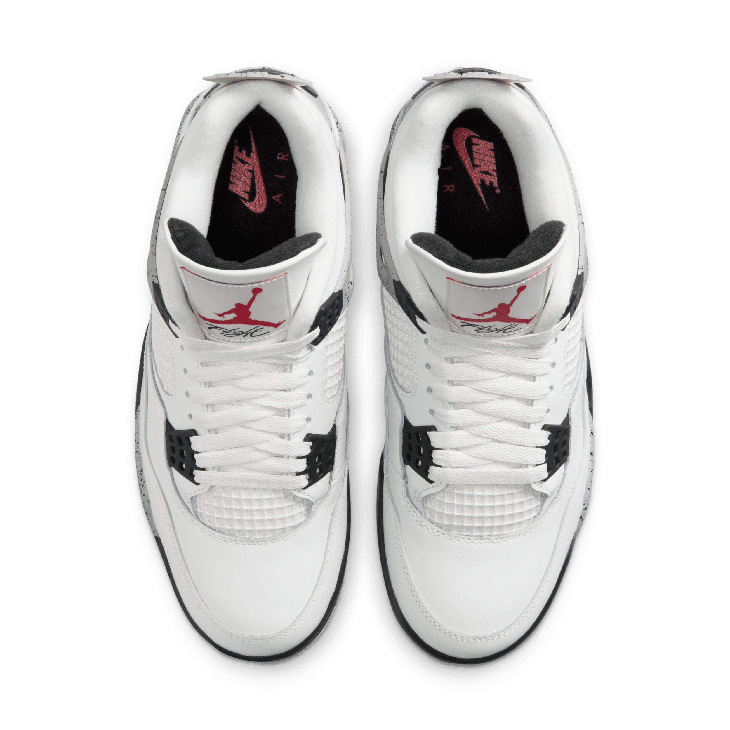 Nike Unisex Air Jordan 4 Retro Basketball Shoes - "White Cement ...