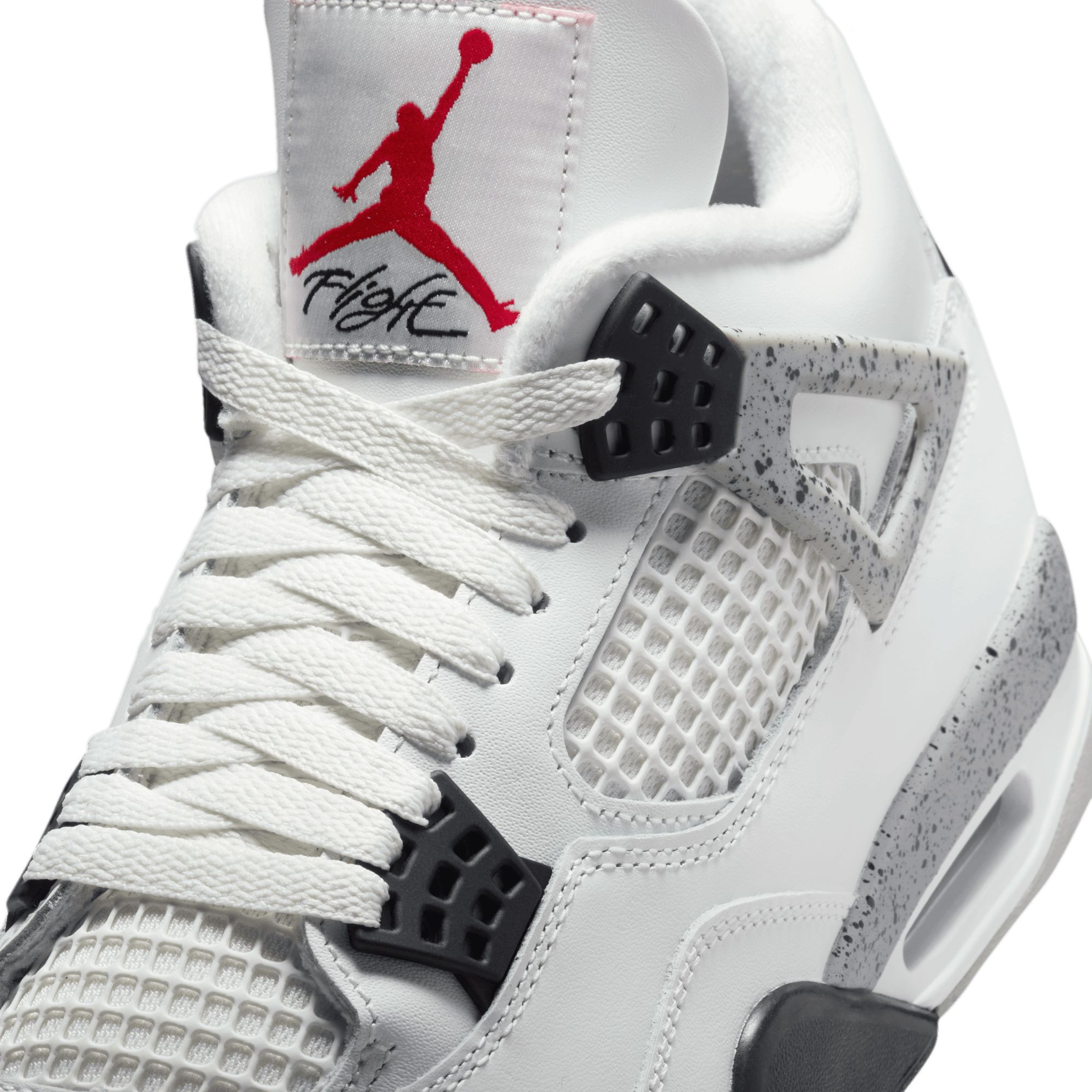 Nike Unisex Air Jordan 4 Retro Basketball Shoes - "White Cement ...