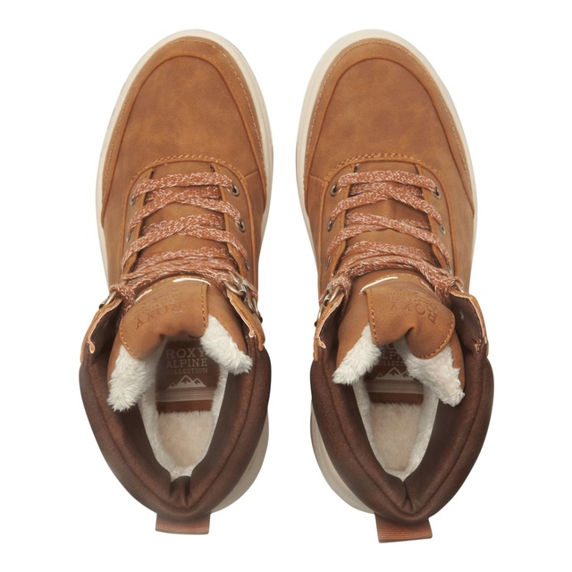 ROXY Women's Karmel Winter Boots, Water-Resistant, Vegan Leather, Faux ...