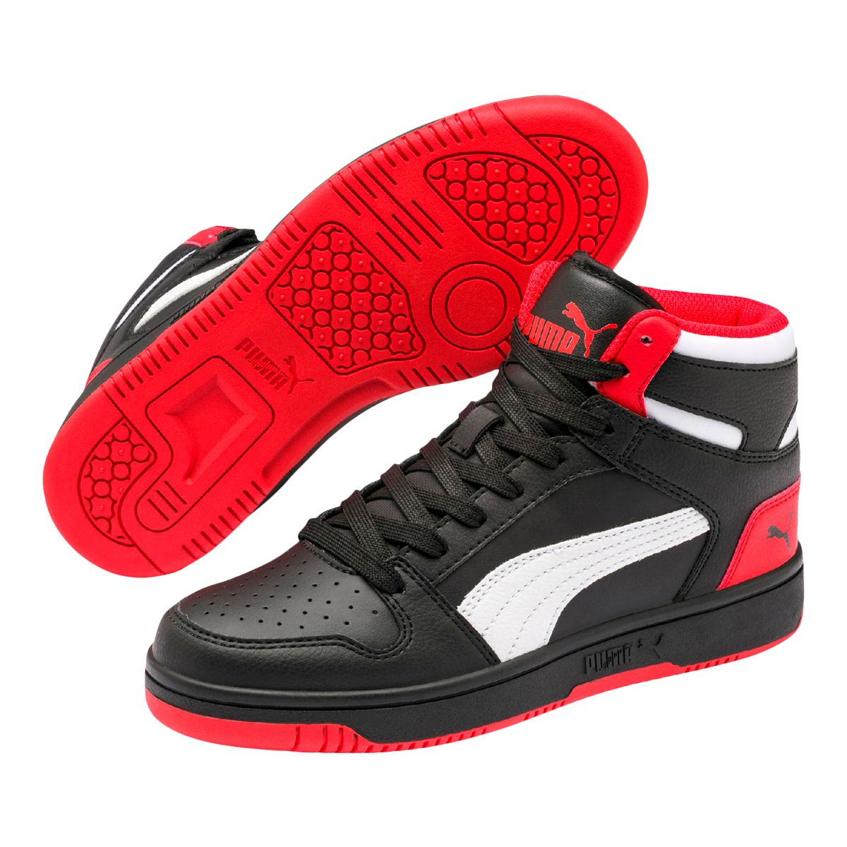 PUMA Kids' Grade School Rebound LayUp SL Shoes, Boys, Mid Top ...