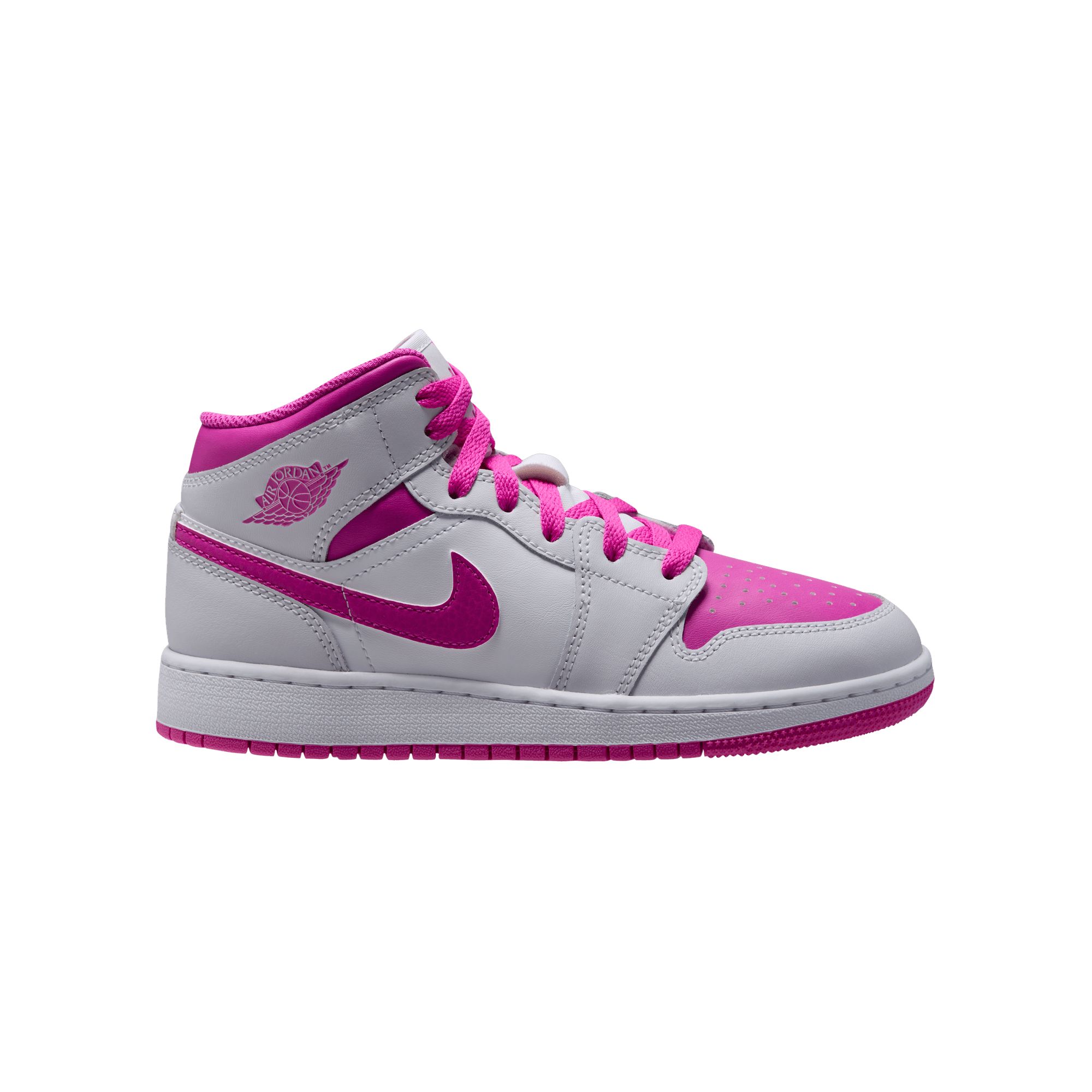 Nike Kids' Grade School Air Jordan 1 Mid Athletic Shoes, Sneakers ...