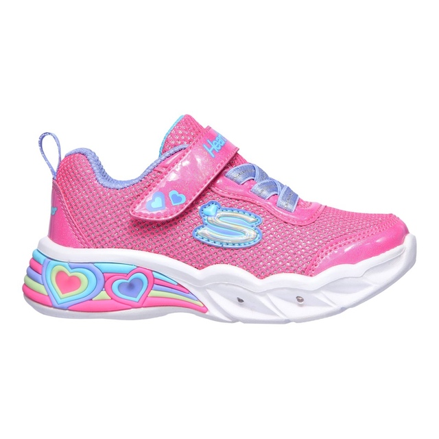 Skechers Kids' Toddler Sweetheart Lights Shoes, Slip On, Walking ...