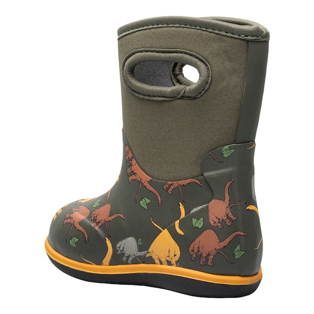 Bogs Kids' Toddler Classic Good Dino Winter Boots, Boys'/Girls ...