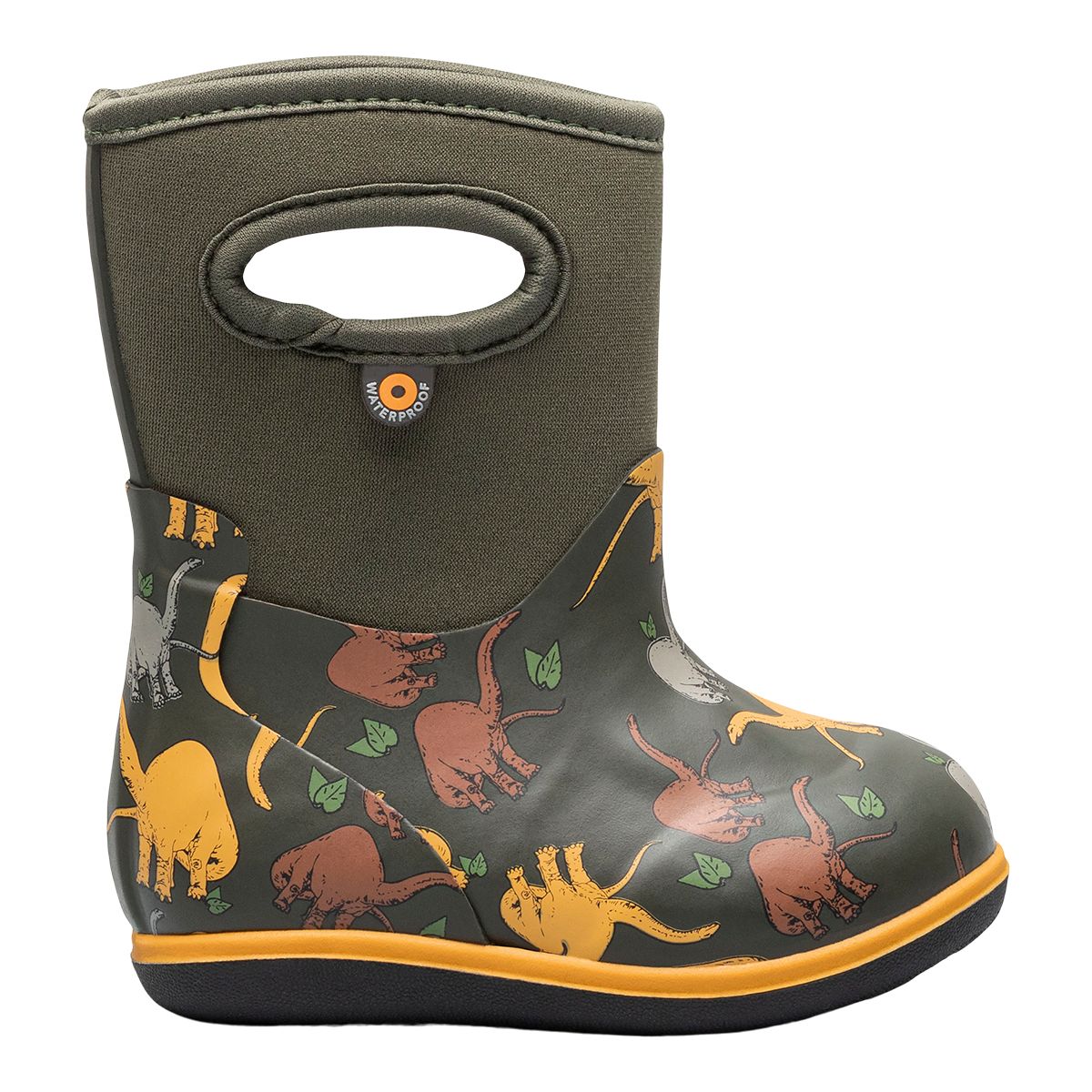 Bogs Kids' Toddler Classic Good Dino Winter Boots, Boys'/Girls ...